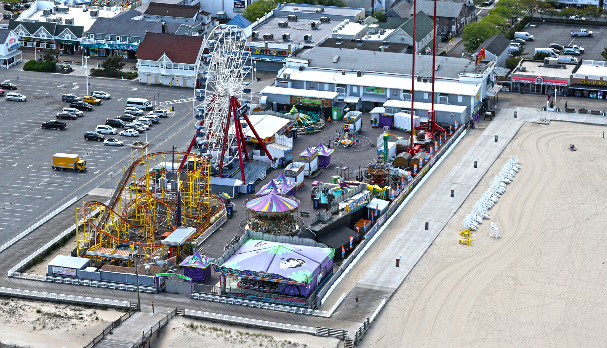 Ocean City, Maryland Pier Attractions, RIdes & Roller Coasters